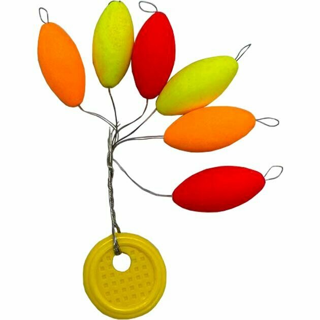 Буфер для сбирулино Mikado TROUT CAMPIONE овальные 10 мм.( 6 шт.)