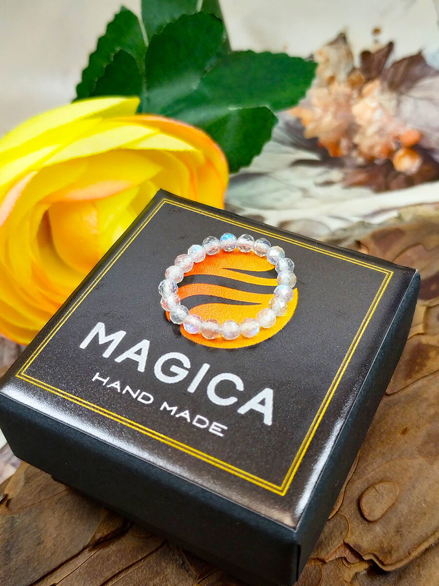 Кольцо, лабрадорит