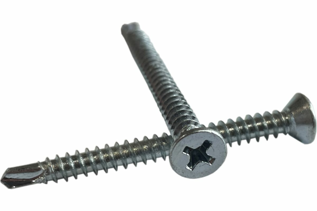 ZAMETAL саморез 6,3x25 со сверлом, потайная головка, DIN 7504Р, оц, 250 шт ZA082501