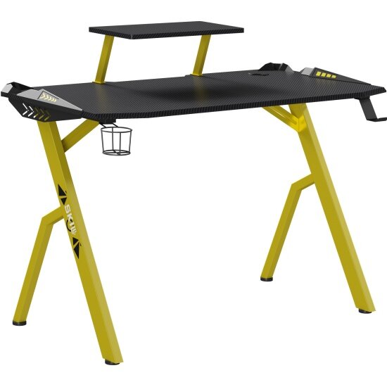 Стол компьютерный Skyland игровой CTG-001 Черный/Желтый 1200х600х750 SKILLL