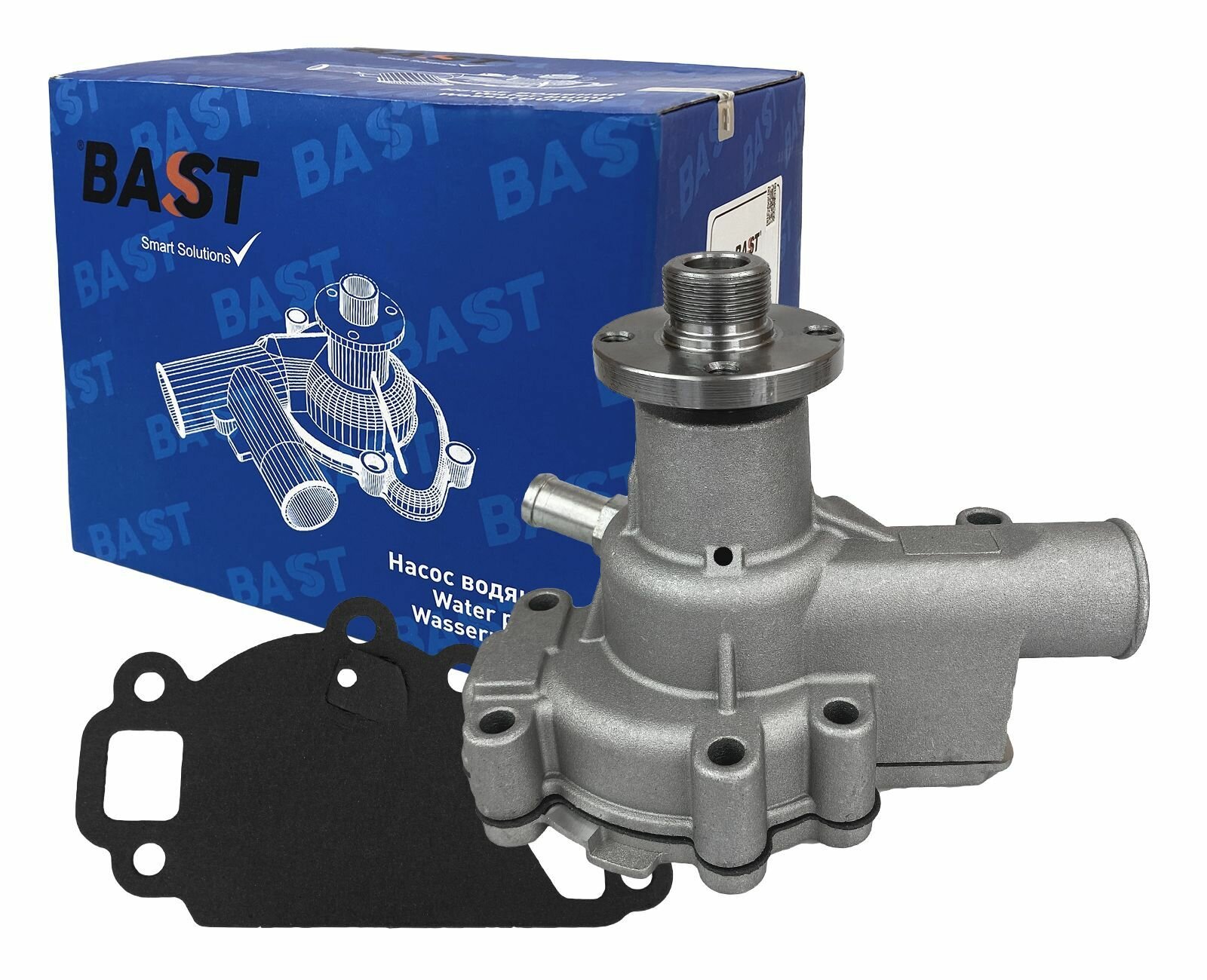 Насос водяной ГАЗ 3302, УАЗ 3151, 3741 дв. 4213, 4215, 4216, 4218 OEM 421-1307010 BAST арт. BC 808 055