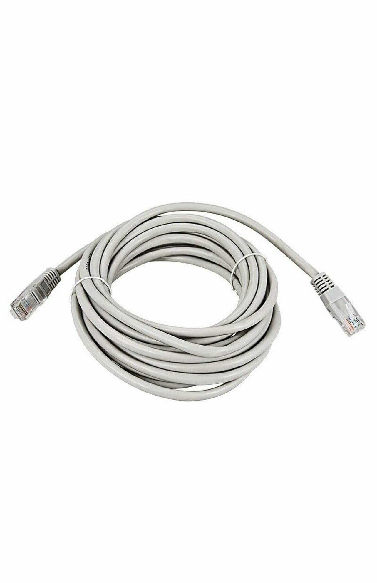 Патч-корд UTP 5 категории RJ45 PVC серый 3 метра