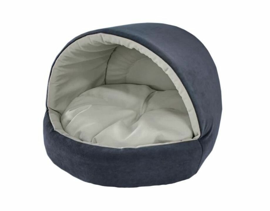 HOMEPET Домик эстрада для домашних животных Catania №1, Серо-Белый, 38 см х 35 см х 27 см