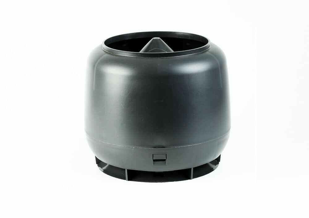 Кровельный колпак "Мастер Флеш" диаметр 160 для вентиляции, полипропилен, графит