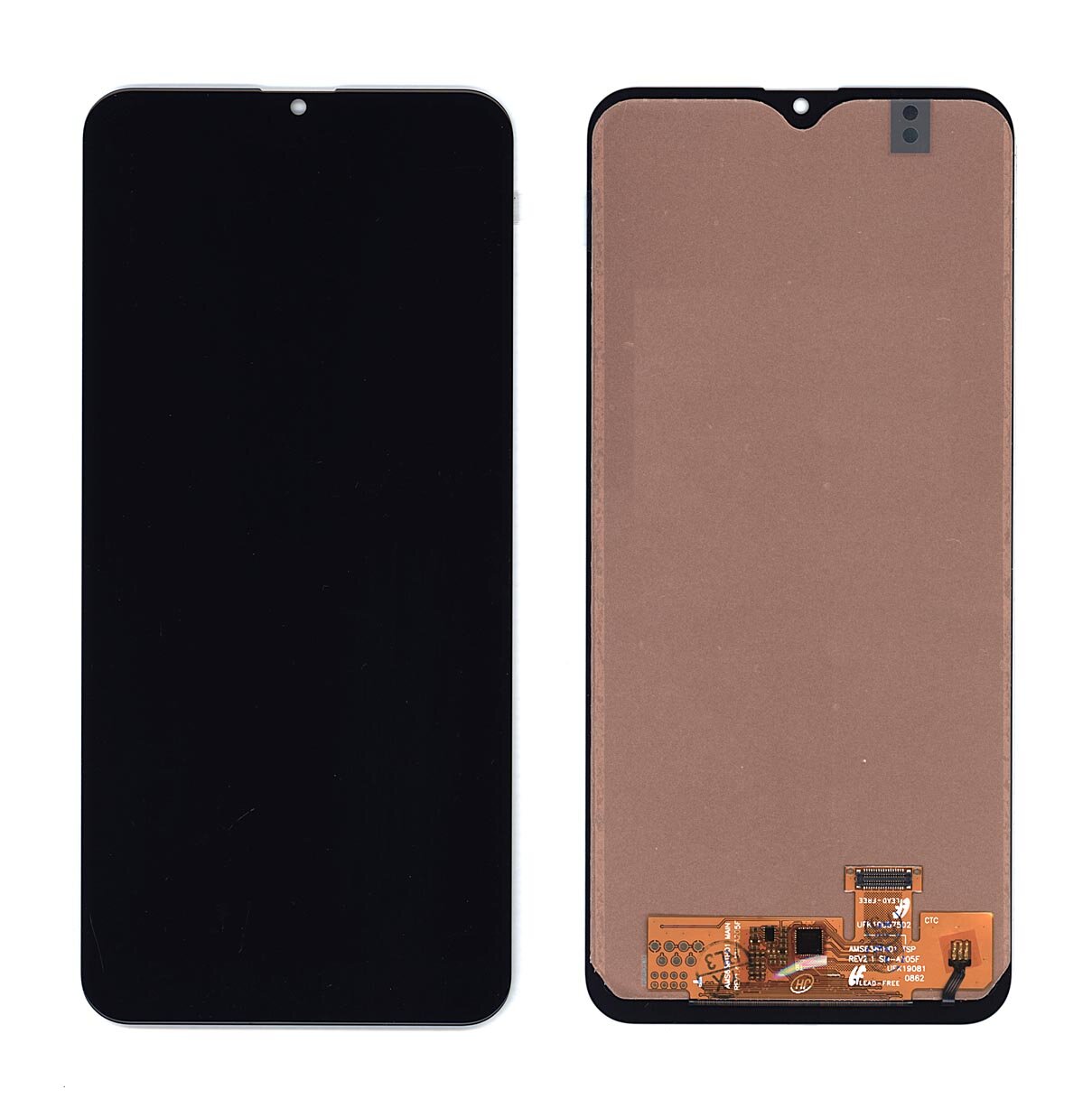 Дисплей для Samsung Galaxy A20 SM-A205F в сборе с тачскрином (TFT) черный