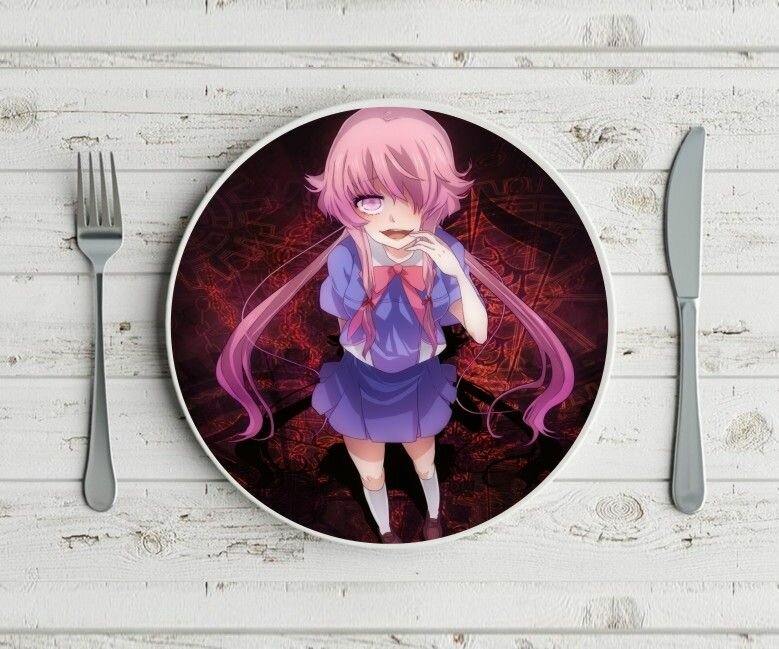 Тарелка The Future Diary, Дневник будущего №12