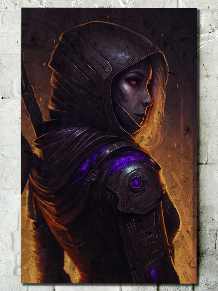 Картина интерьерная на рельефной доске ОСП Игра Mass Effect 3 - 17018