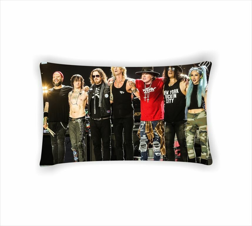 Подушка Guns N' Roses №7, С двух сторон