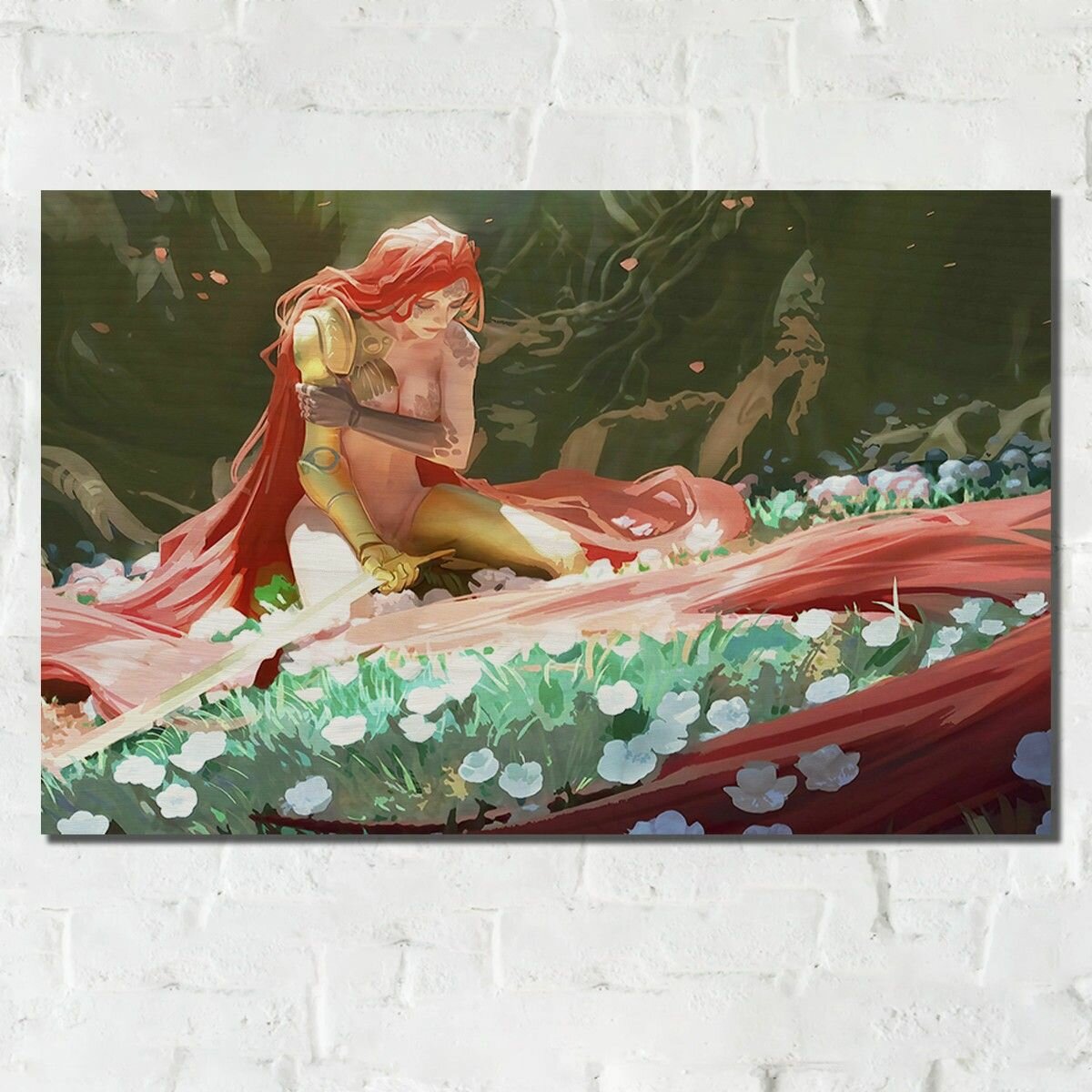 Картина интерьерная на дереве The Elden Ring Элден Ринг, Рпг, Фэнтези, Дарк Соулс - 14223