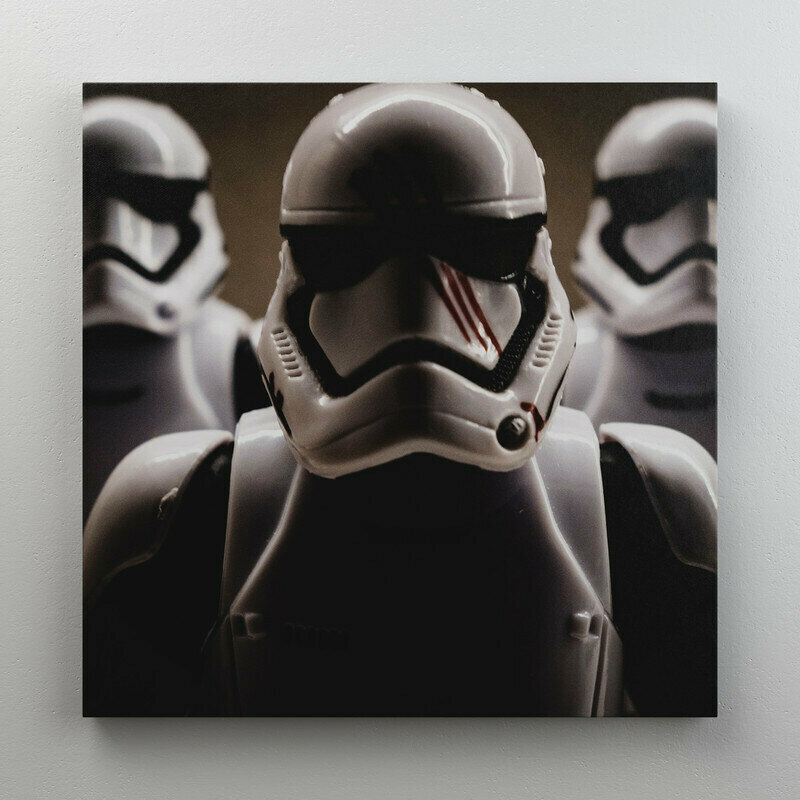 Интерьерная картина на холсте "Звездные войны - штурмовики", размер 60x60 см