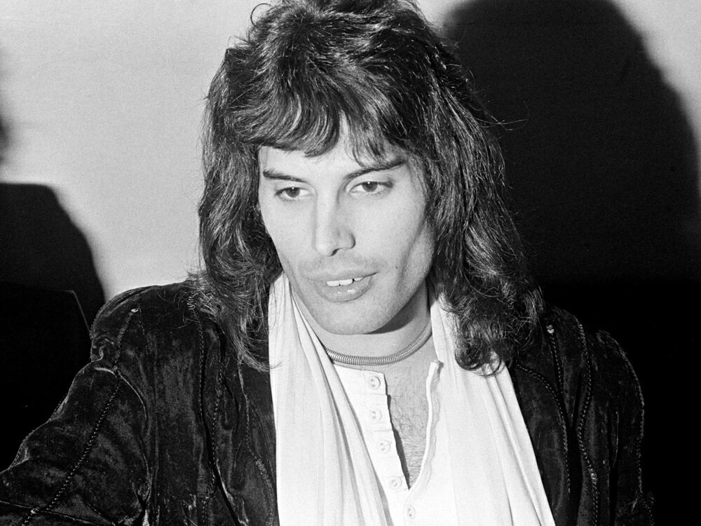 Плакат, постер Freddie Mercury, Фредди Меркьюри на холсте, размер 42х60см