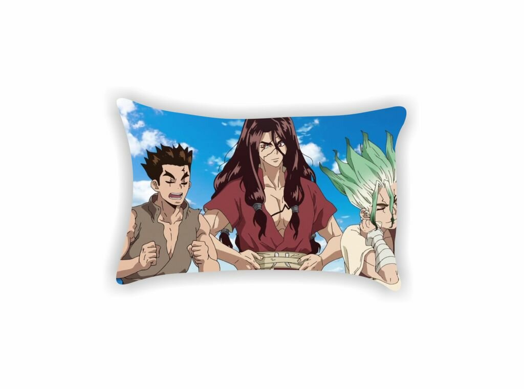 Подушка доктор стоун, DR. STONE №26, Картинка с двух сторон