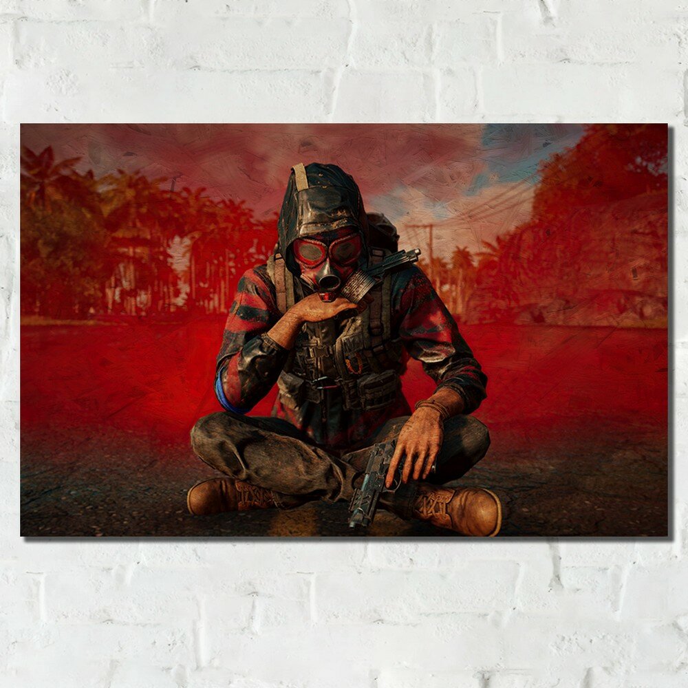 Картина интерьерная на рельефной доске ОСП Игры Far Cry 6 - 14332