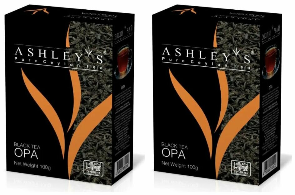 ASHLEY'S Чай листовой Опа 250 г 2 уп