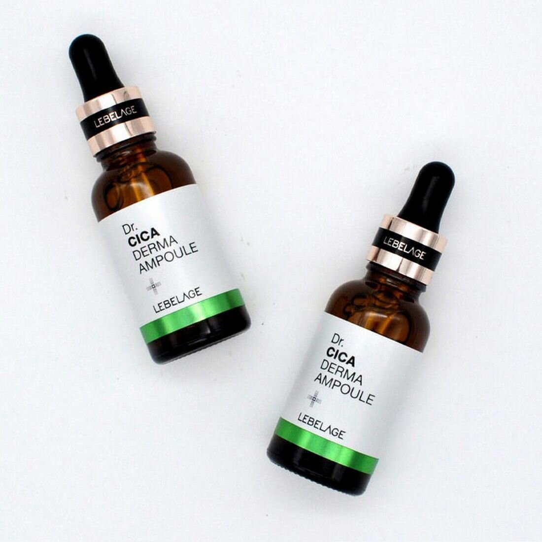 LEBELAGE Сыворотка для лица с экстрактом центеллы азиатской успокаивающая Dr. CICA DERMA AMPOULE 30ml - 2 штуки