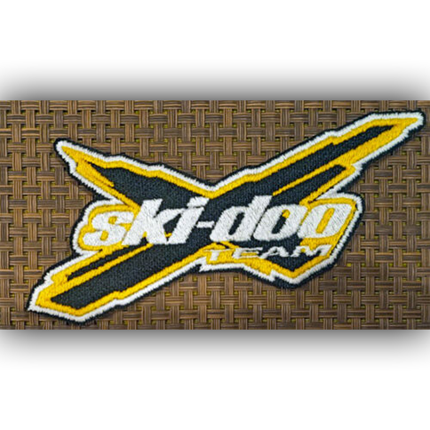 Нашивка SKI-DOO TEAM желтая