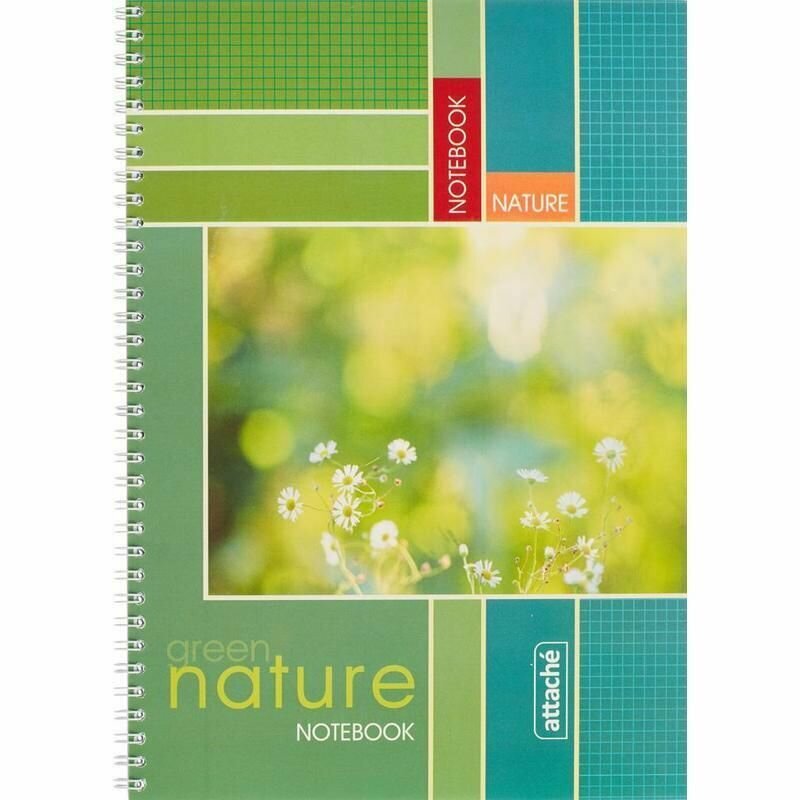 Attache Тетрадь общая Клетка, 80 листов, А4