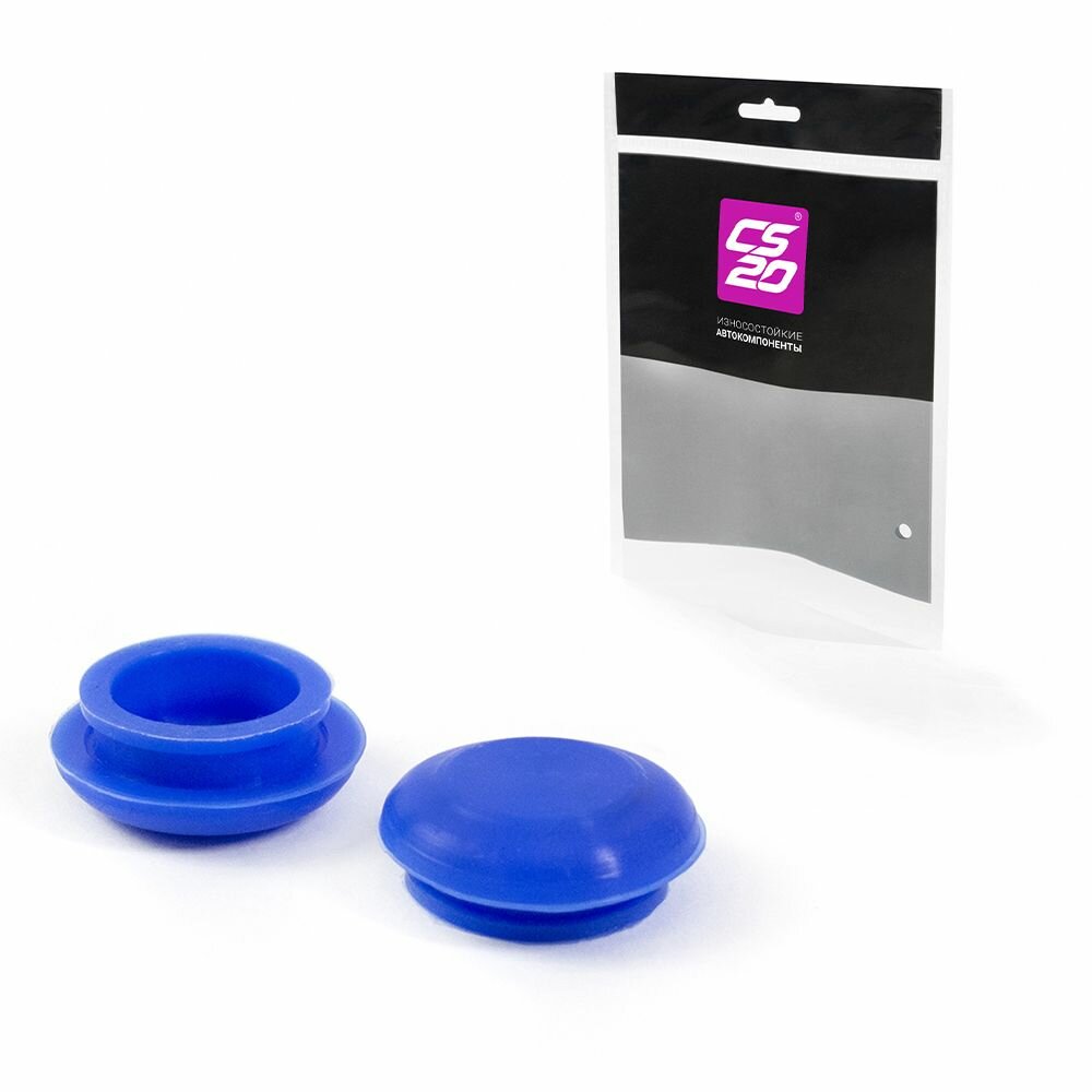 Заглушка поводка стеклоочистителя CS20, для ВАЗ-1117-19, Kalina, Granta, Priora. синий цвет, силикон
