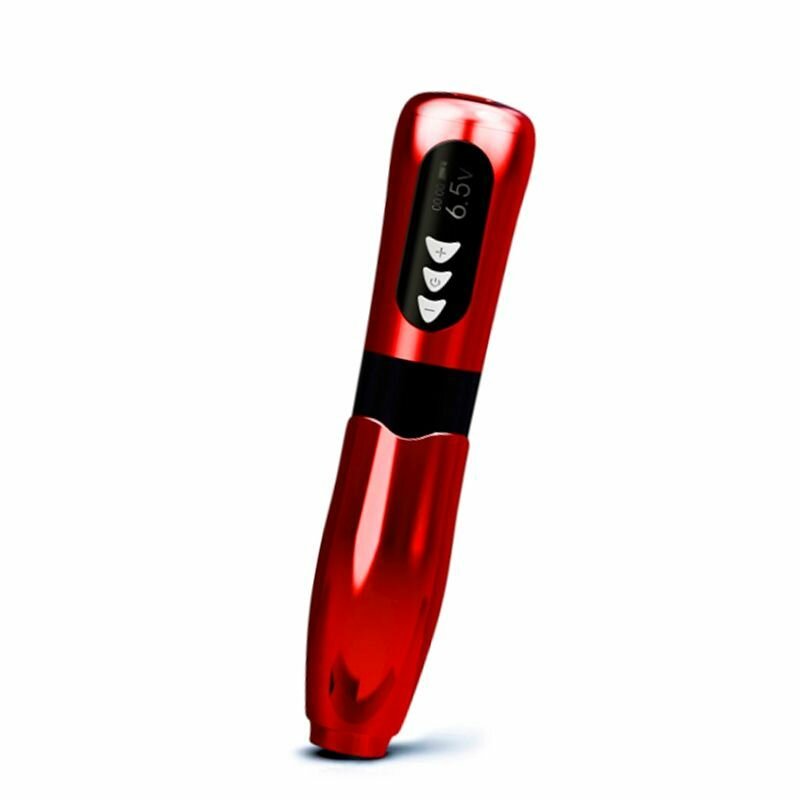 Беспроводная машинка ручка для тату и перманента Bronc Seraphic Wireless Pen For PMU & Tattoo Red