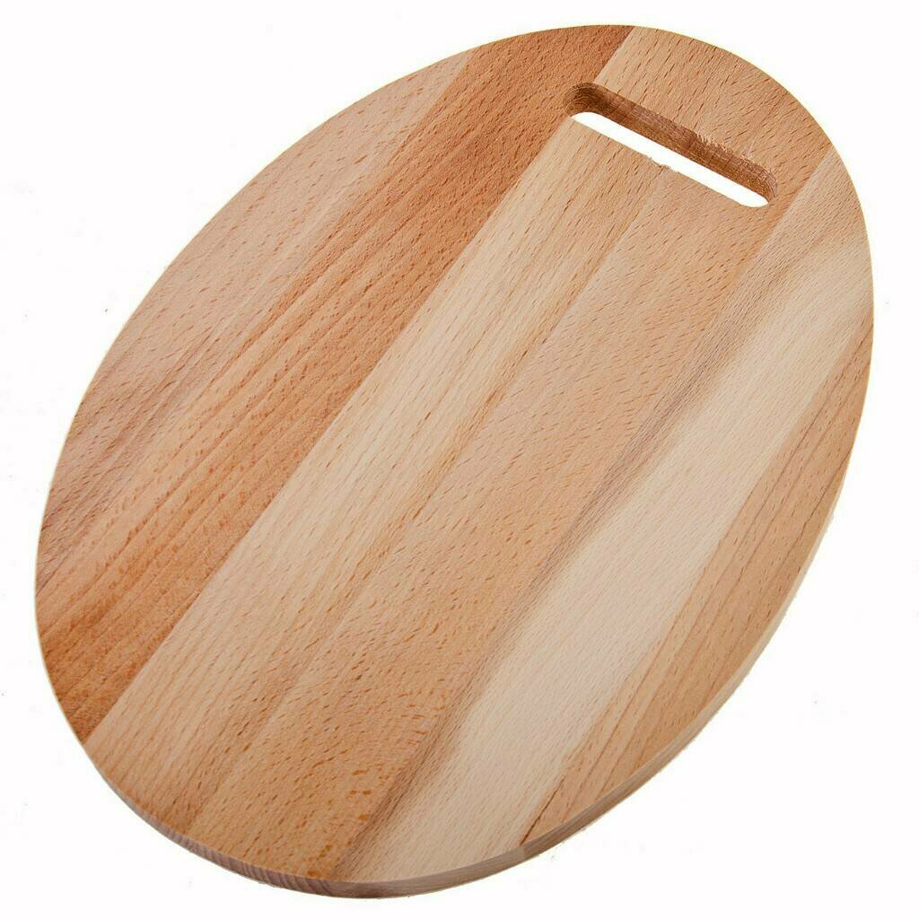 Доска разделочная овал средняя 11-2 Бук хозяюшка