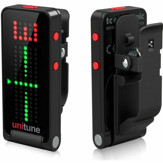 Тюнер гитарный TC Electronic UNITUNE CLIP NOIR, прищепка