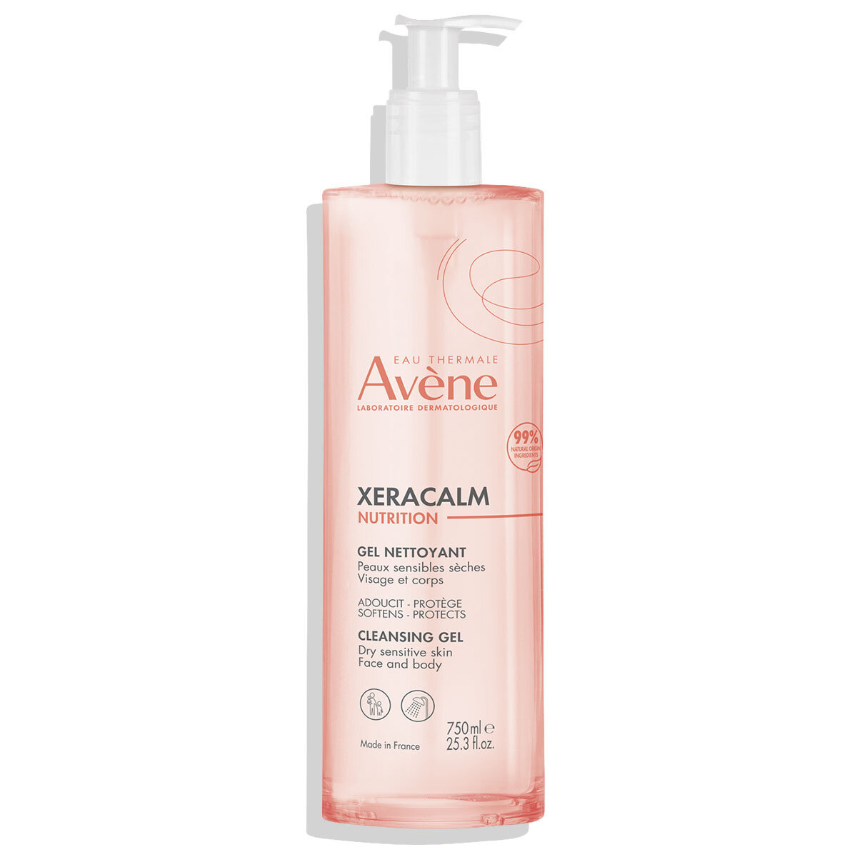 Ксеракалм Nutrition Легкий питательный очищающий гель 750 мл