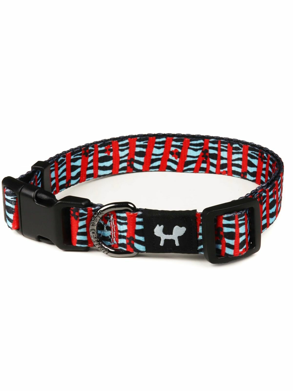 Ошейник United Pets для собак Complete me S 26-40/1,6 см, красная зебра VLT-UPCMC2011ZE