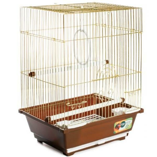 Triol Клетка для птиц, золото, 30*23*39см (2105G) 0.7 кг