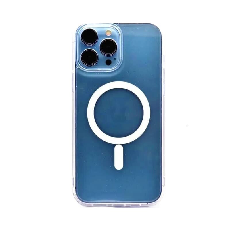 Чехол HOCO Magnetic, для Apple iPhone 15 Pro, силиконовый, полупрозрачный