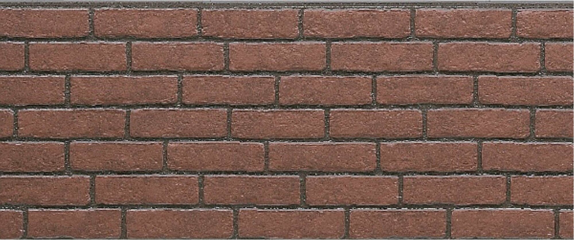 Фиброцементная панель NICHIHA Кирпич (Красный) EFX3254 (1010x455x16мм)