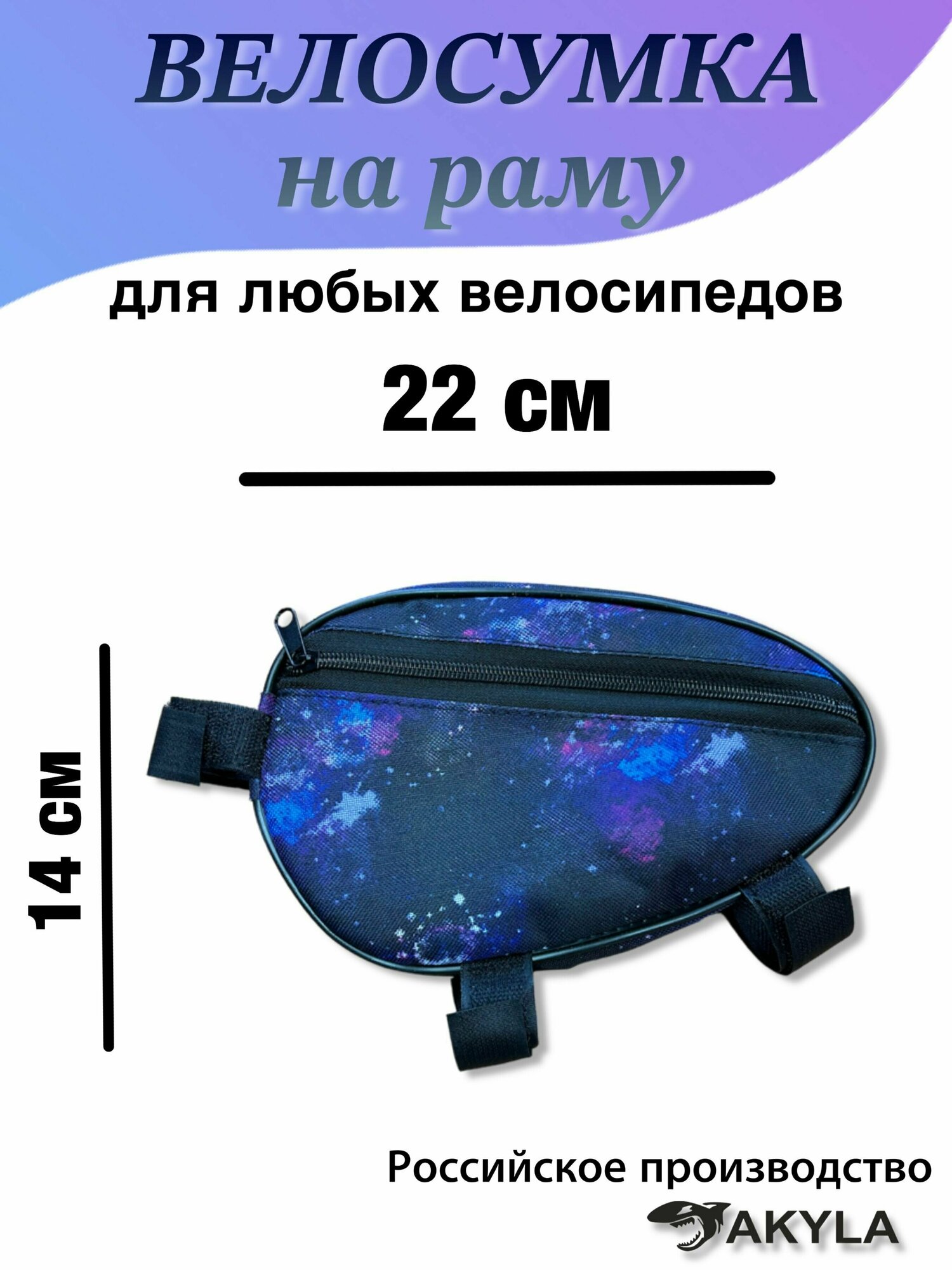 Велосумка на раму — фото 1