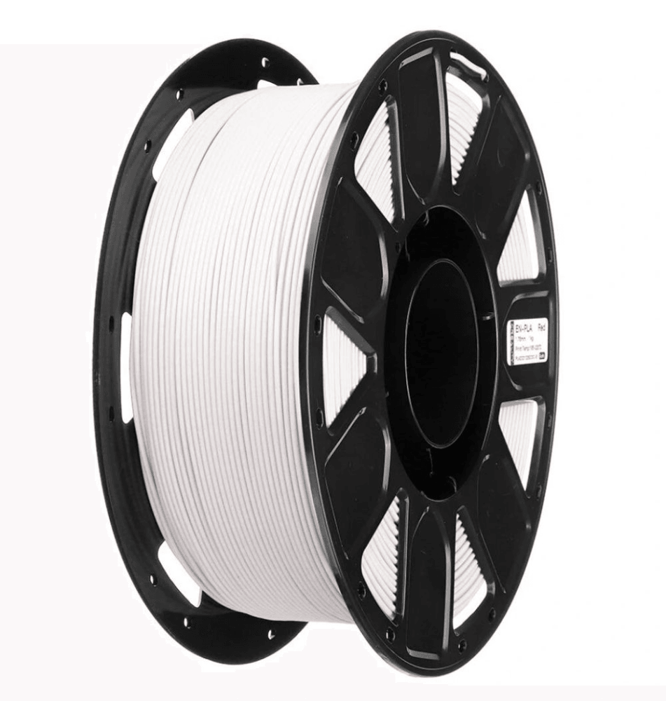 Катушка PLA пластика Creality, белая, 1,75 мм 1кг для 3D принтеров 3301010121