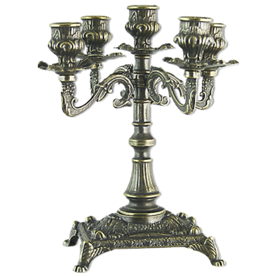 Канделябр Alberti Livio "Венеция" на 5 свечей AL-80-411-ANT