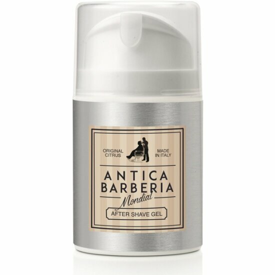Гель после бритья Mondial Antica Barberia Original Citrus, цитрусовый аромат, 50 мл