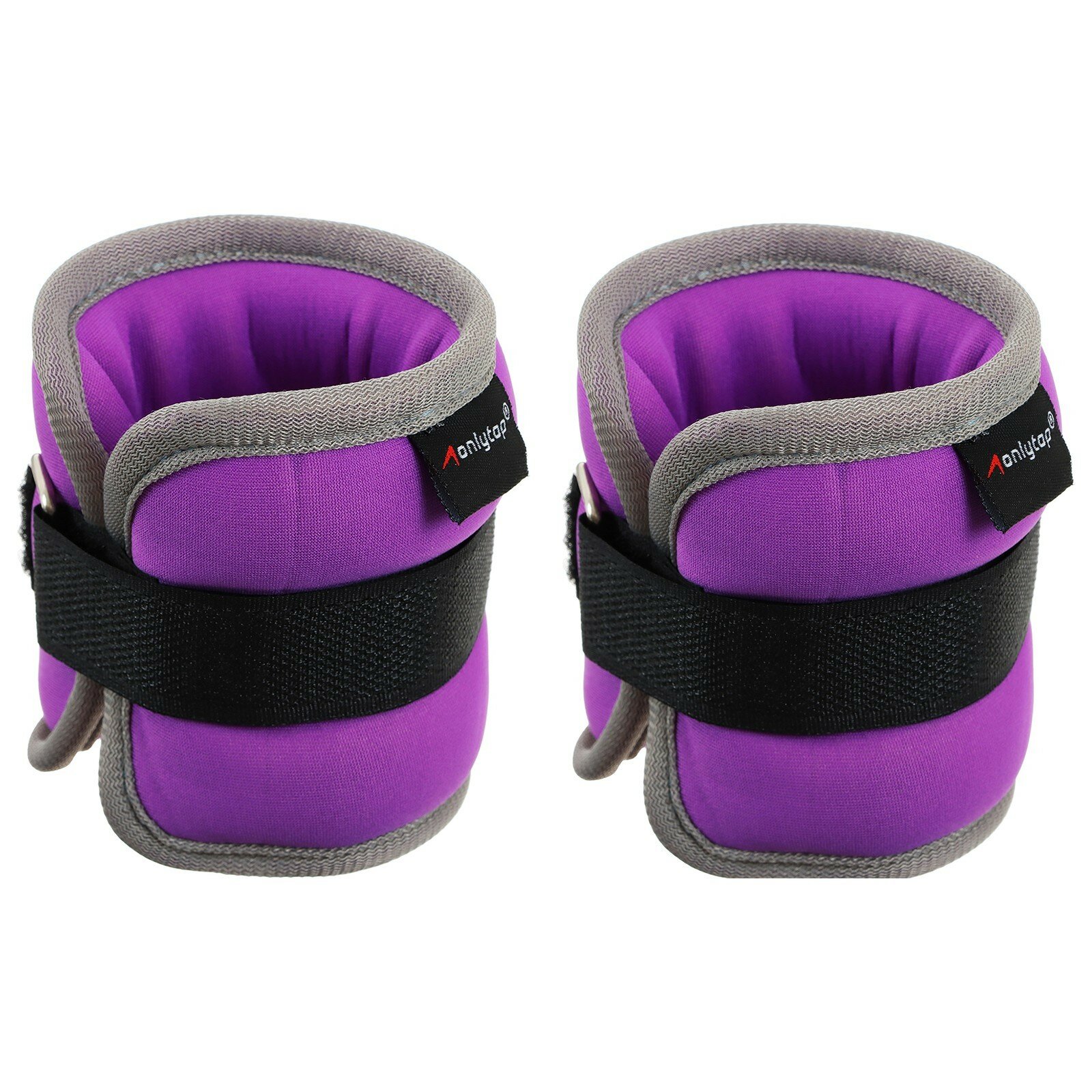Утяжелитель неопреновый 2 шт. х 0,25 кг, цвет фиолетовый, 4594712