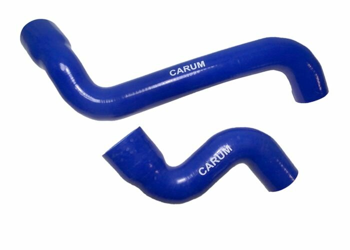 Патрубки радиатора для а/м Газон Next дв. ЯМЗ Евро-4 (к-т 2шт) силикон (синий)