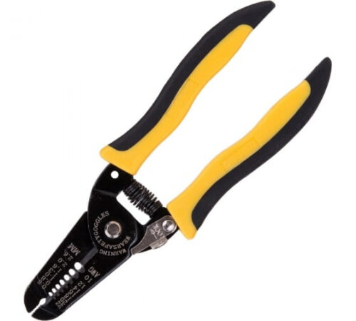 Стриппер многофункциональный Deli Tools Deli DL2607 0,6-2,6мм Размер: 7 дюймов. Диапазон зачистки: 0,6-2,6 мм. Лезвие из материала 50# с черной отделкой. PP+TPR