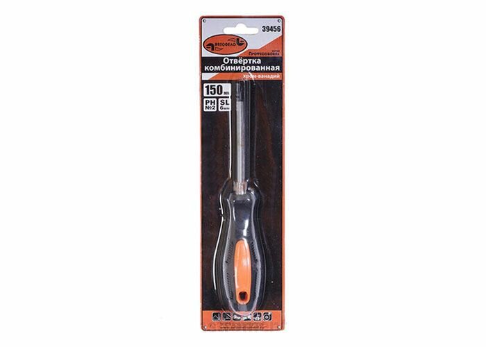 Отвертка комбинированная PH2-SL6 (150мм)