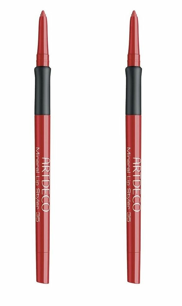 ARTDECO Карандаш для губ Mineral Lip Styler тон 35, 0.4 г, 2 шт