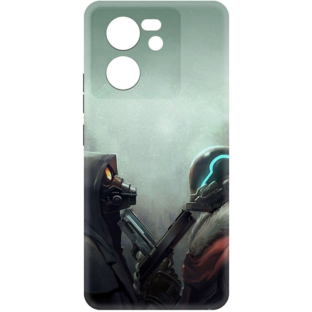 Чехол-накладка Krutoff Soft Case Cтандофф 2 (Standoff 2) - Противостояние для Xiaomi 13T черный