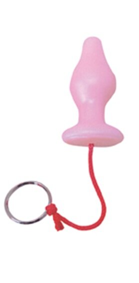 Анальная пробка с хвостом - M размер Ass Stopper Strap M size
