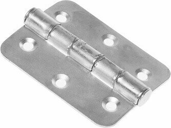 Петля дверная универсальная 60х50 мм STARFIX белый цинк 2 штуки (SMM1-65847-2)