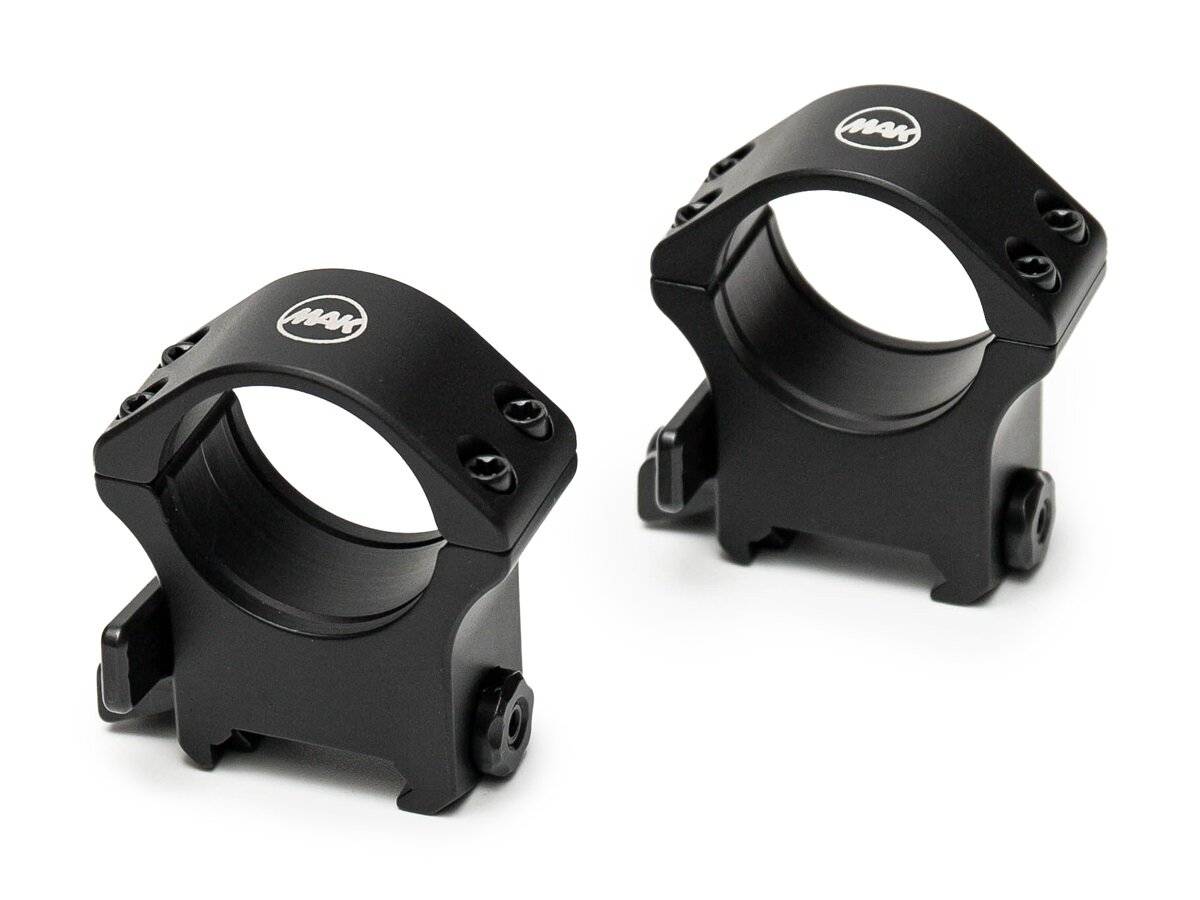 Крепление MAKuick 3 5263-3014 быстросъёмные, раздельные кольца (D30мм / BH 14 мм) на планку Picatinny