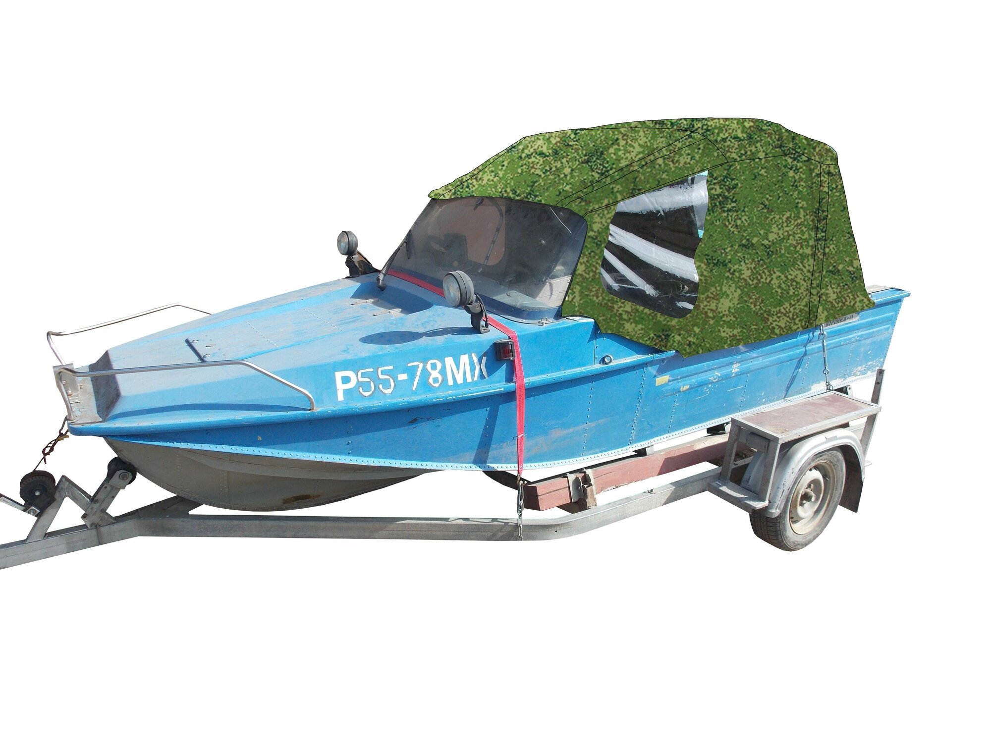 Воронеж-М. Ходовой тент с дугами на Штатное стекло