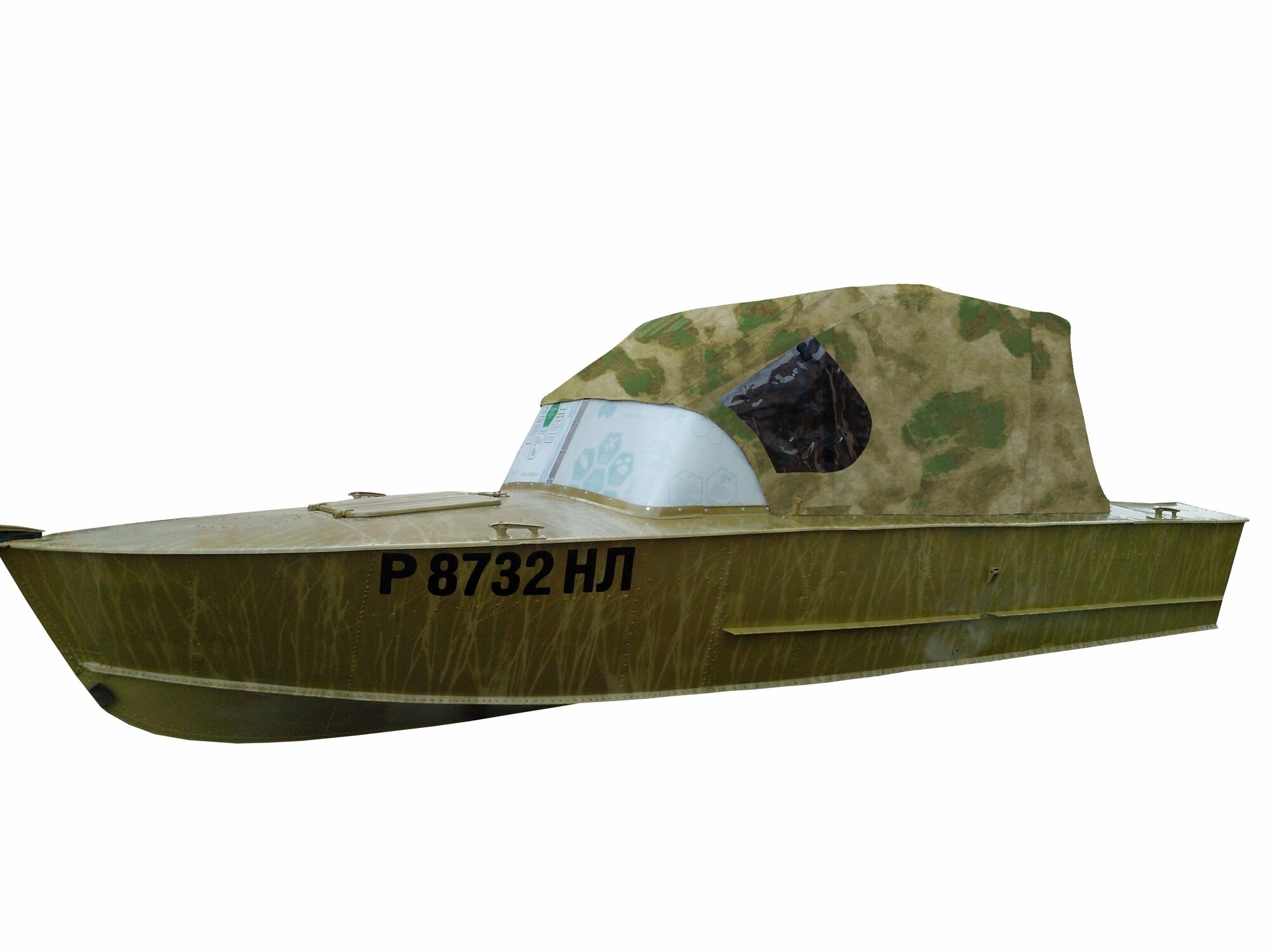 Прогресс-2, 2М, 3М. Тент с дугами с креплениями на штатное стекло