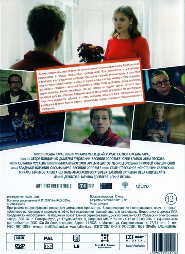 Хороший мальчик (DVD) (ДВД диск, DVD Box, Россия, Art Pictures Studio) — фото 1