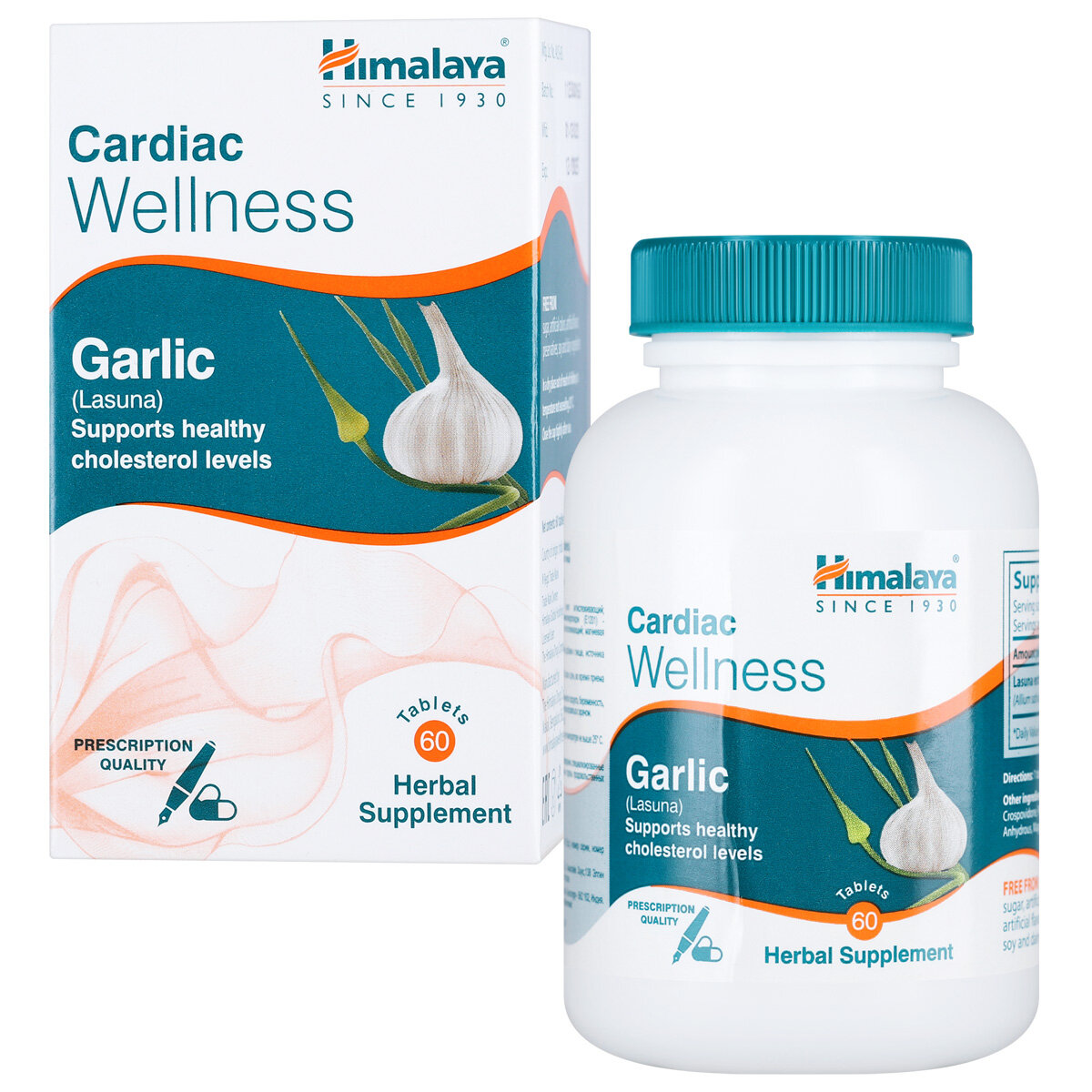 БАД к пище Чеснок таблетки Lasuna tablets 600мг сердечно-сосудистая система