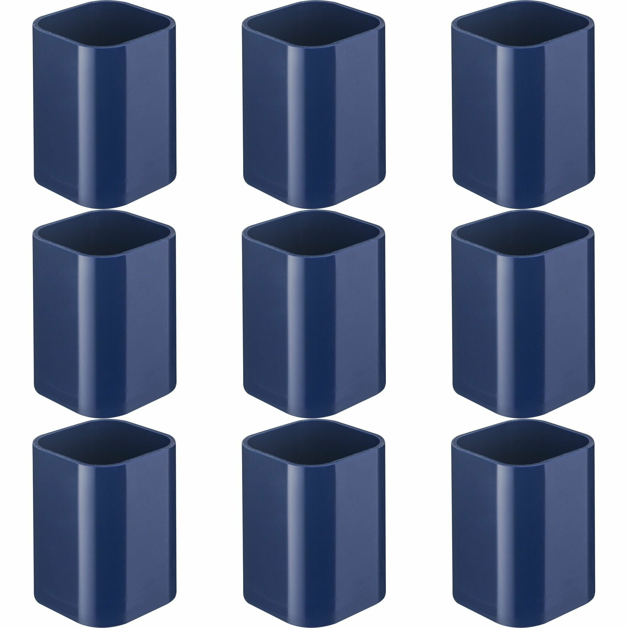 Attache Подставка-стакан для ручек Синяя, 9 шт