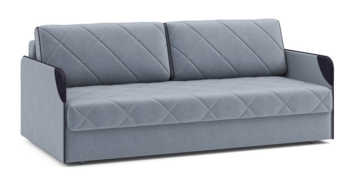 Прямой диван Цвет Диванов Марсель NEXT 22 200 прямой Серо-синий