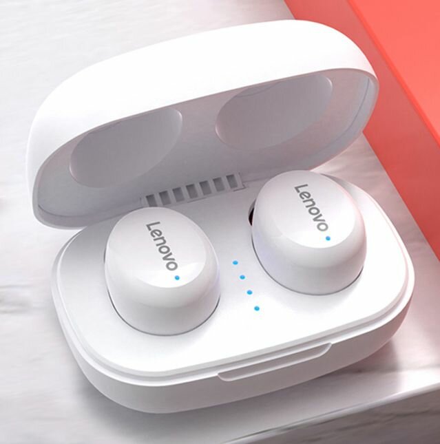 Беспроводные наушники Lenovo EW301 True Wireless Earbuds белый